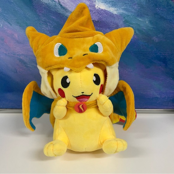 Pokemon | Toys | Pikachu Dressed As Charizard Pokemon Center Tokyo ...